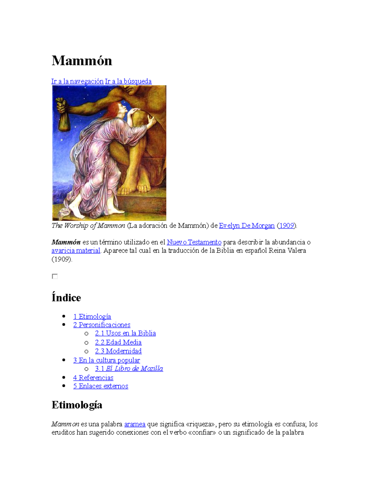 Mammón - DEMONOLOGIA - Mammón Ir a la navegación Ir a la búsqueda The ...