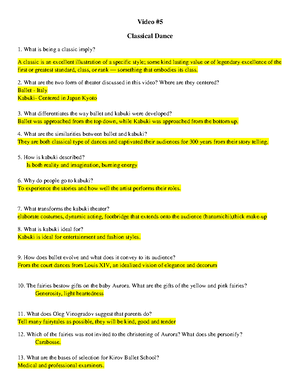 Classical Dance Questions - Video #5 - Classical Dance What is being a ...