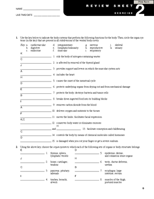 SU BIO1012 W1 A2 Ex1 Molina V - 3 Surface Anatomy 1. Match each of the ...