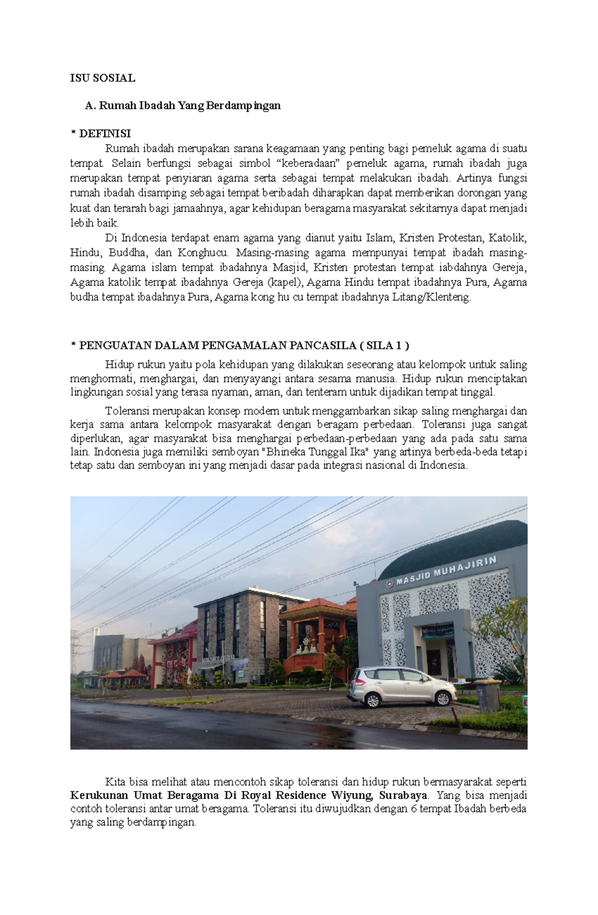 ISU Sosial pancasila - isu-isu yang terjadi di masyarakat - ISU SOSIAL ...