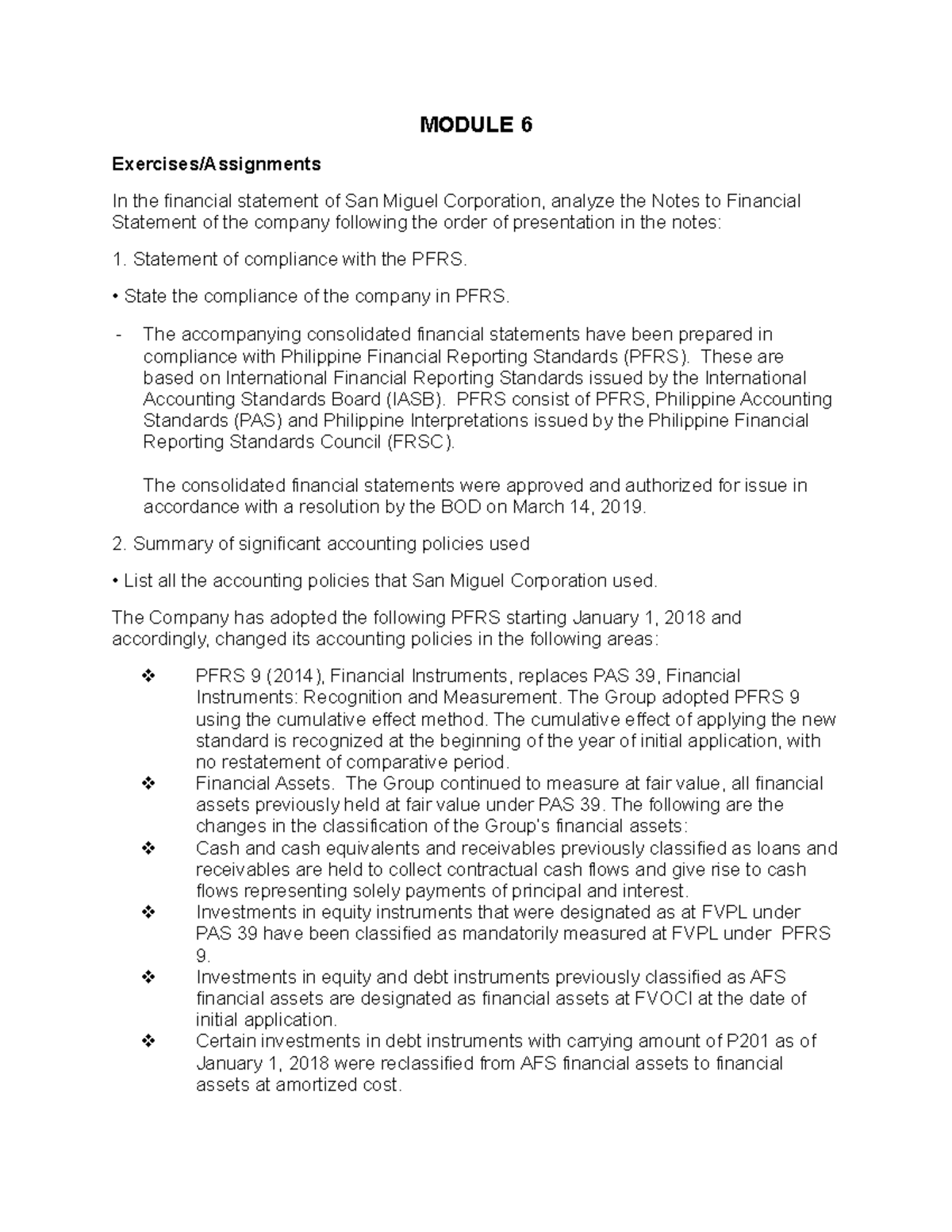 Lobrigas WEEK3 IA3 - It can help other students - MODULE 6 Exercises ...