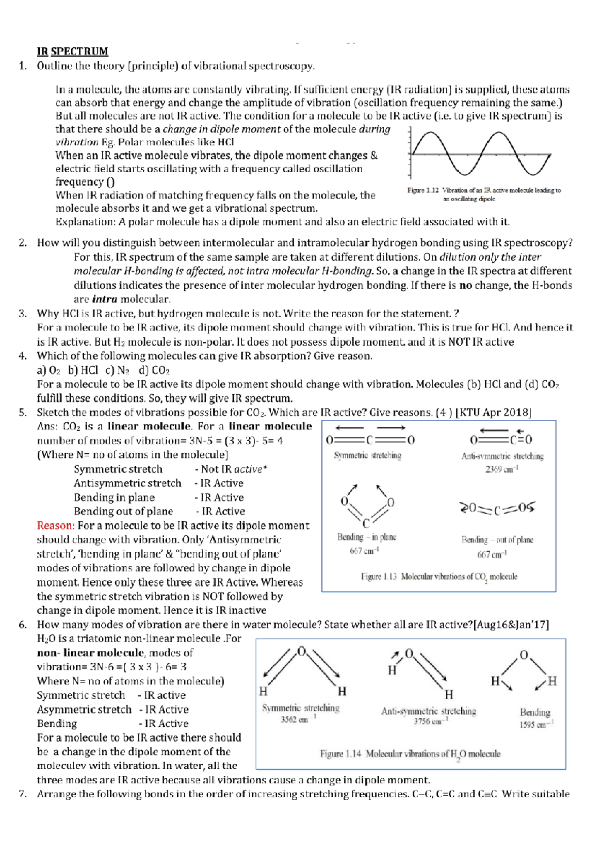 IR spectroscopy 14012023 184358 - Engineering Chemistry - Studocu