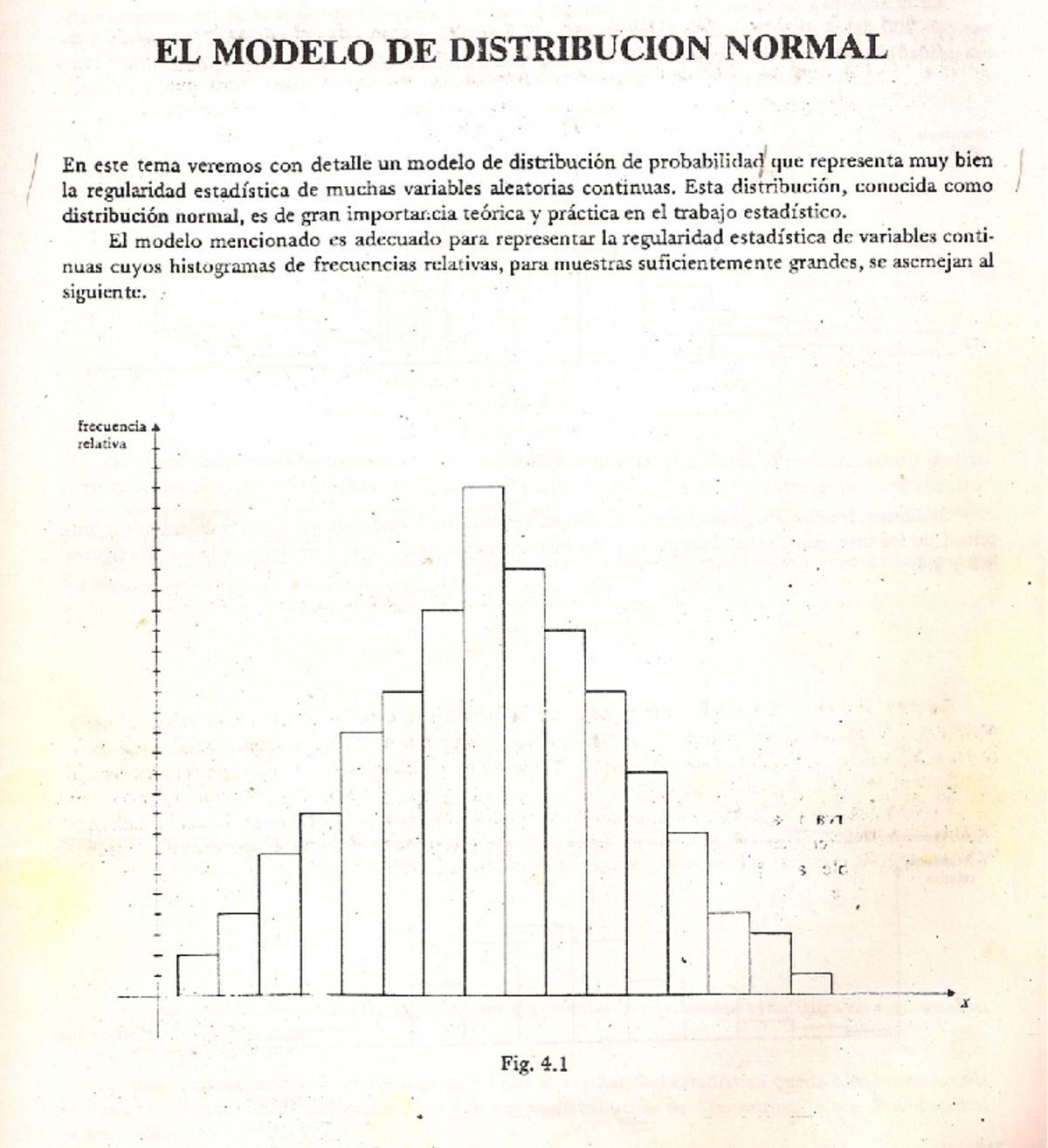 Distribución Normal i - apuntes - I ·EL MODELO DE DISTRIBUCION NORMAL ...
