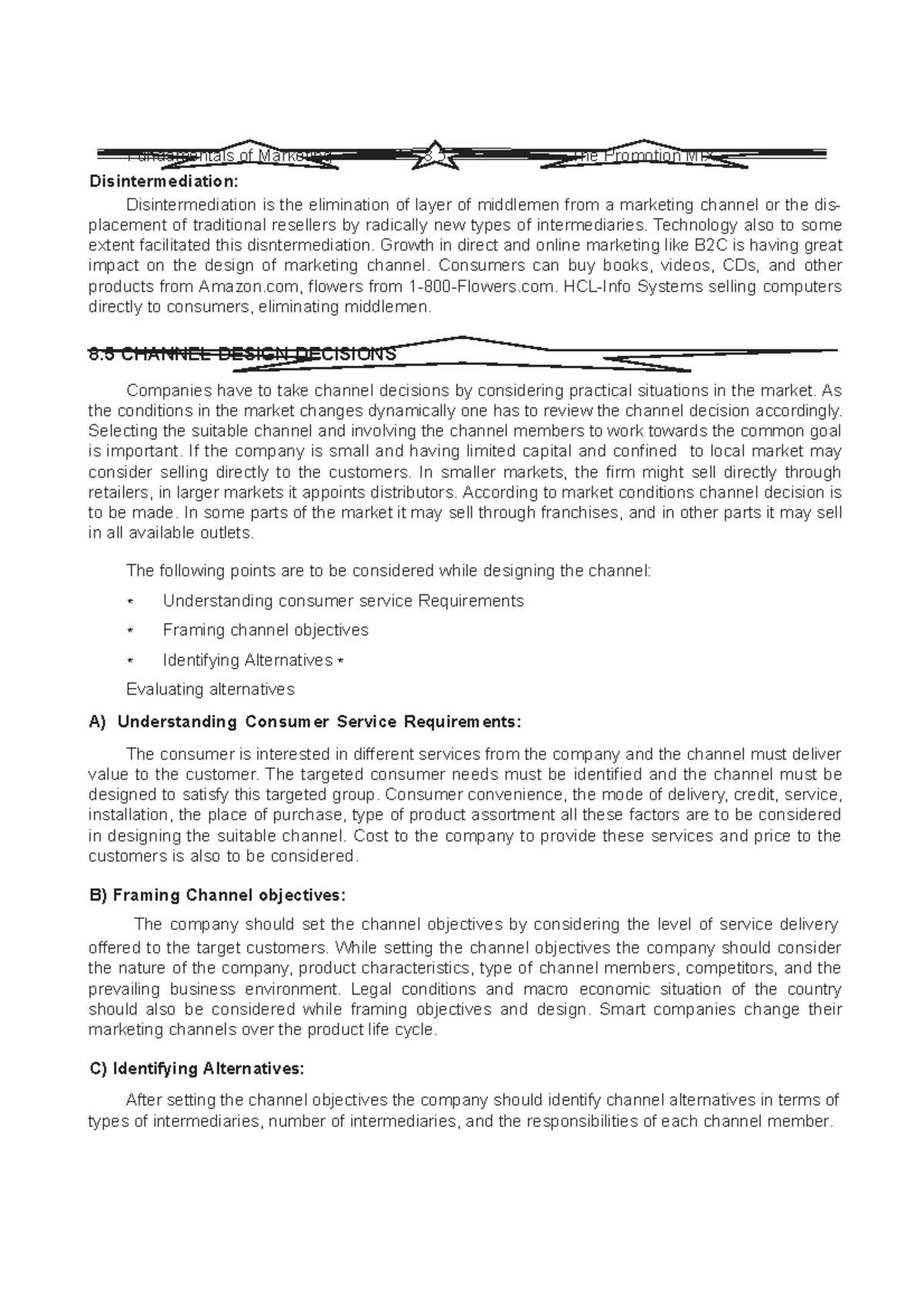 (MARK10100 A) Intro Marketing notes(13) - Fundamentals of Marketing 8 ...