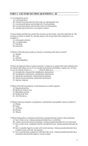 Sample/practice exam 10 April, questions and answers - Students Ques ...