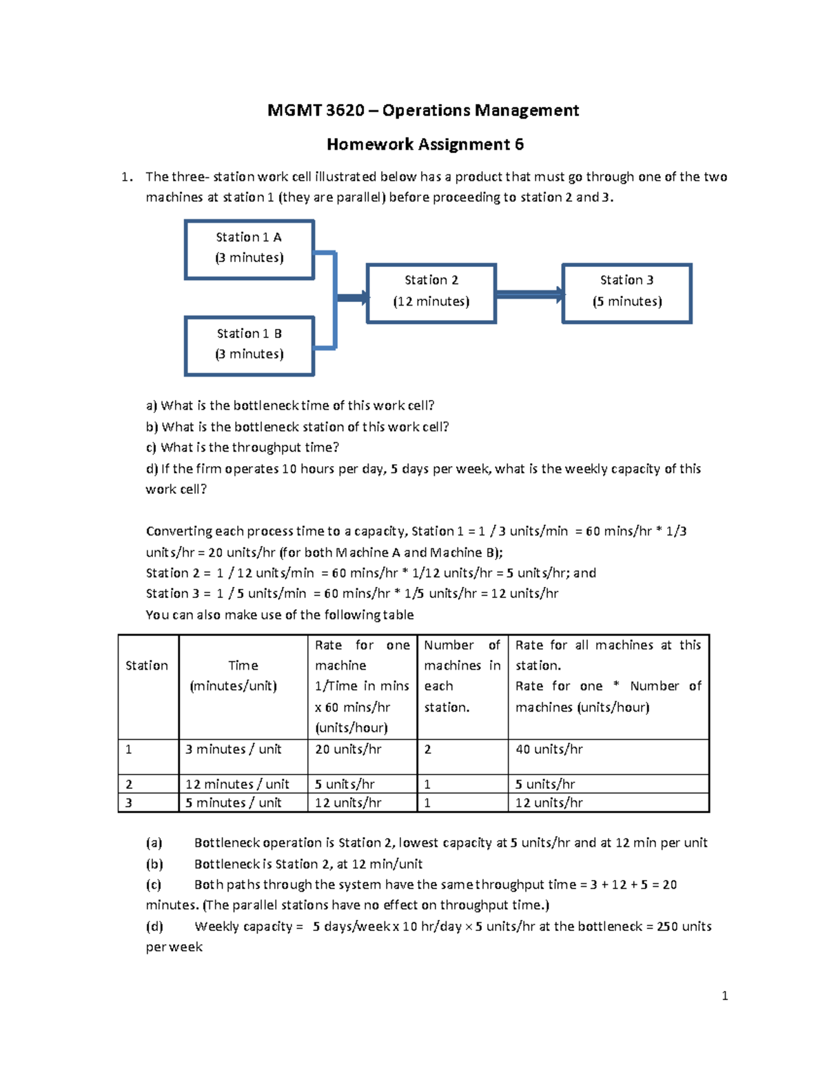 Pdf - Lecture of human management - MGMT 3 620 – Operations Management ...