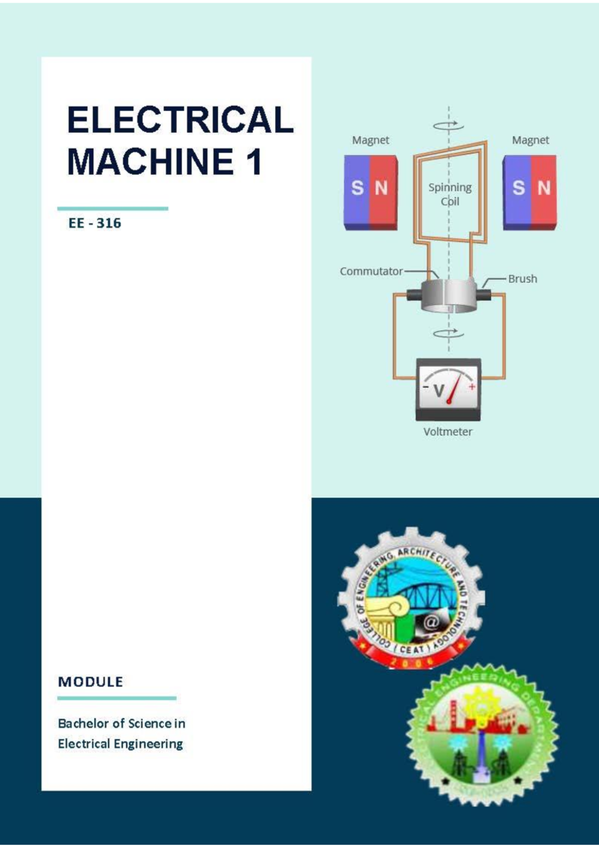 EE 316 Electrical Machine I Module - EE- 316 ELECTRICAL MACHINE EE- 316 ...