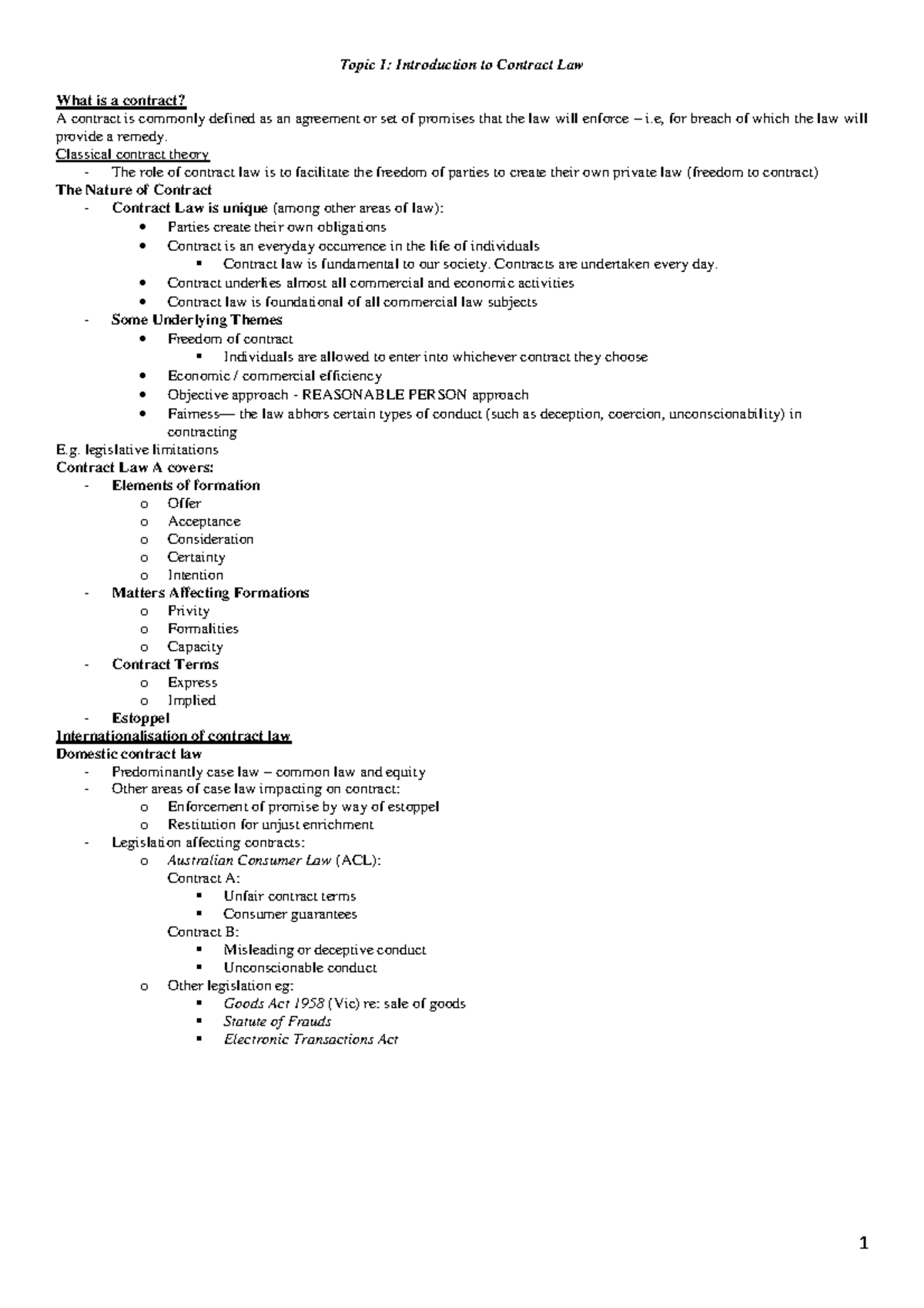 Exam Notes Lecture Notes All Warning Tt Undefined Function 22 Topic 1 Introduction To
