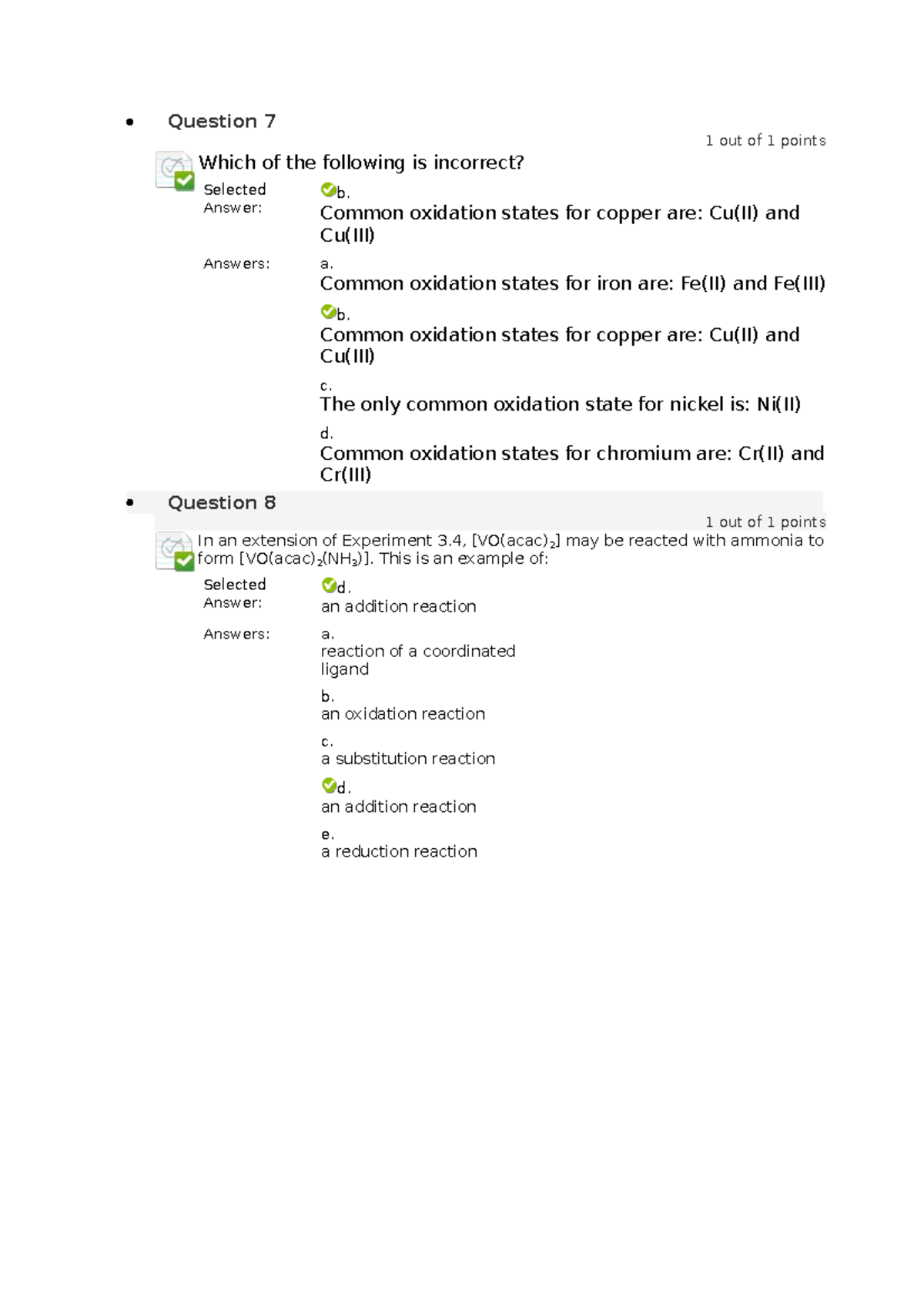 Question 7 & 8 Quiz 2 - 300899 - UWS - Studocu