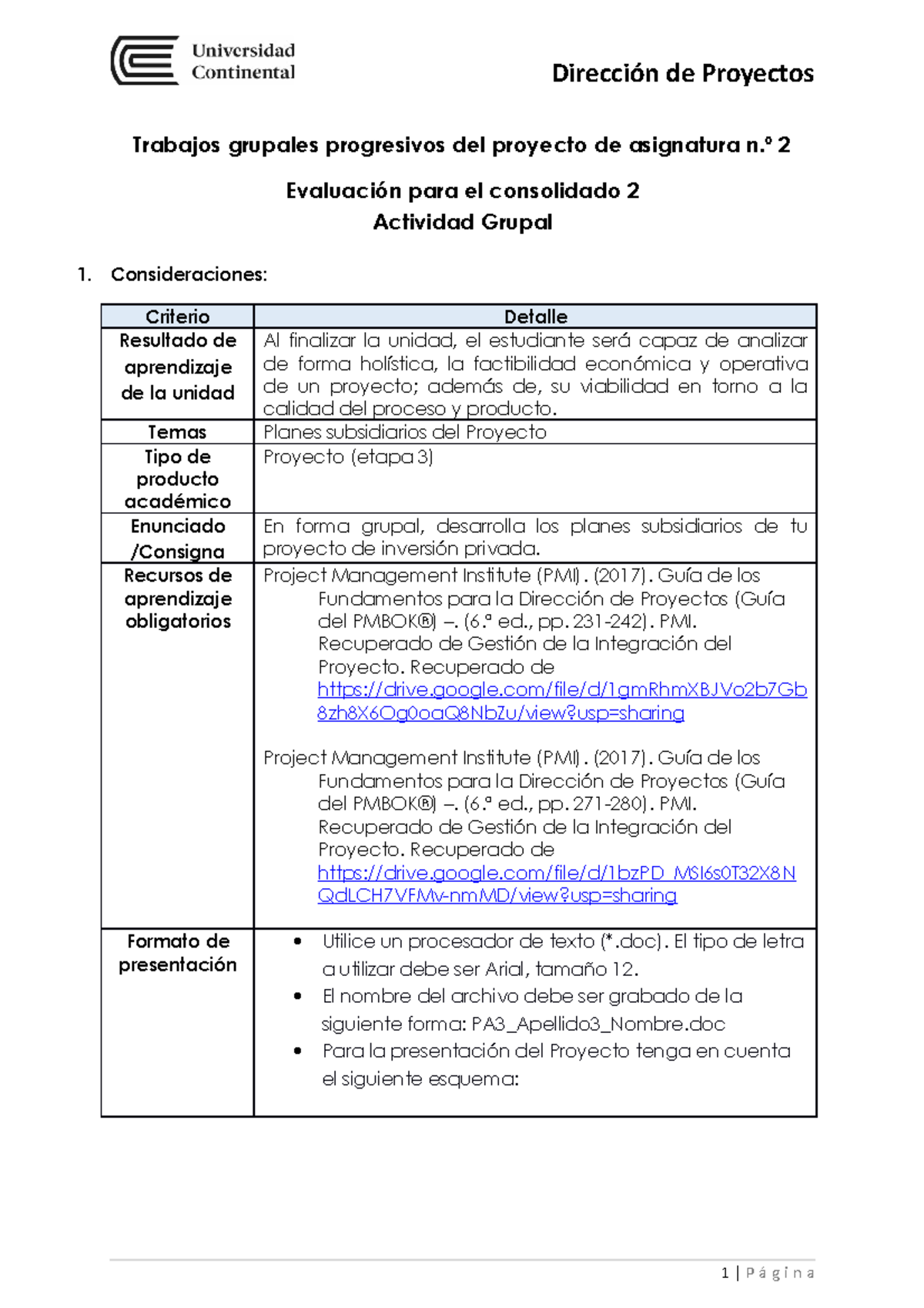 Trabajos grupales progresivos del proyecto de asignatura n.º 2 - C2 ...