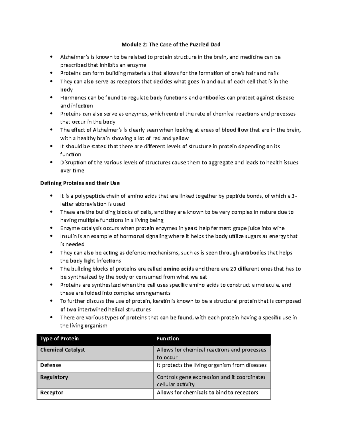 Module 2 (Part 1) - Notes - Module 2: The Case of the Puzzled Dad ...