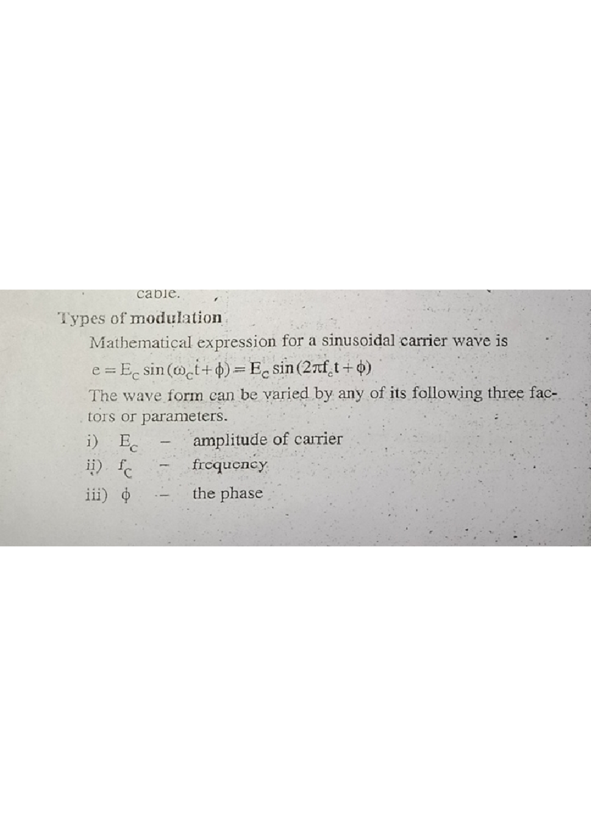 Amplitude Modulation - Complementary Physics IV (Modern Physics and ...