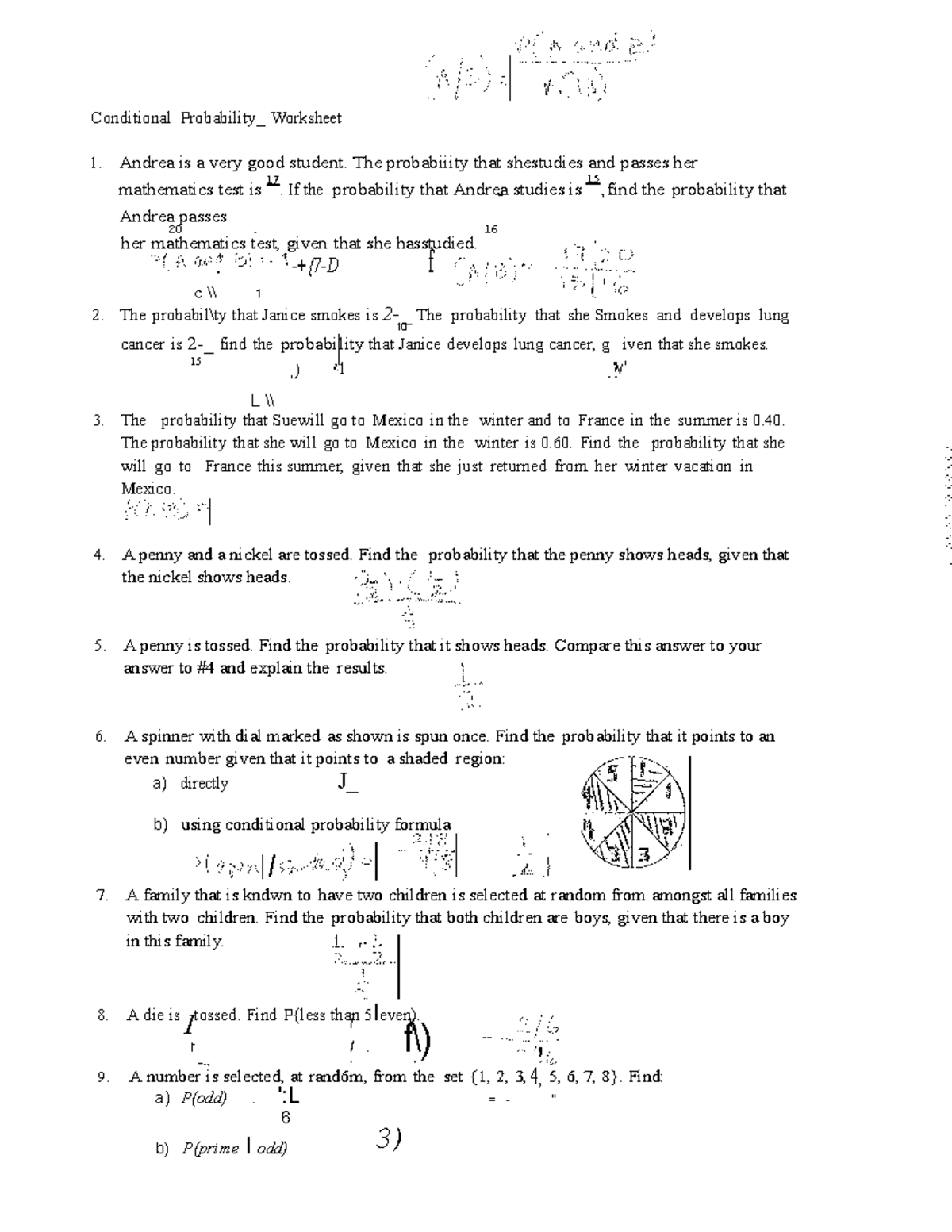 51a73fa4 2402 4184 a030 99c6565e7f81 - . · Conditional Probability ...