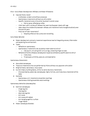 KIN 4512 chapter 2 notes - Kin 4512 Fundamental Concepts – Review: How ...