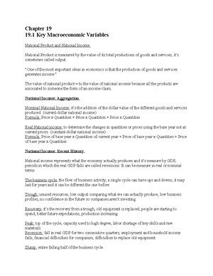 203-tutorial-1 - Econ 203 Tutorial Date: Week 3 Coverage: Chapter 4 Economic Activity and - Studocu