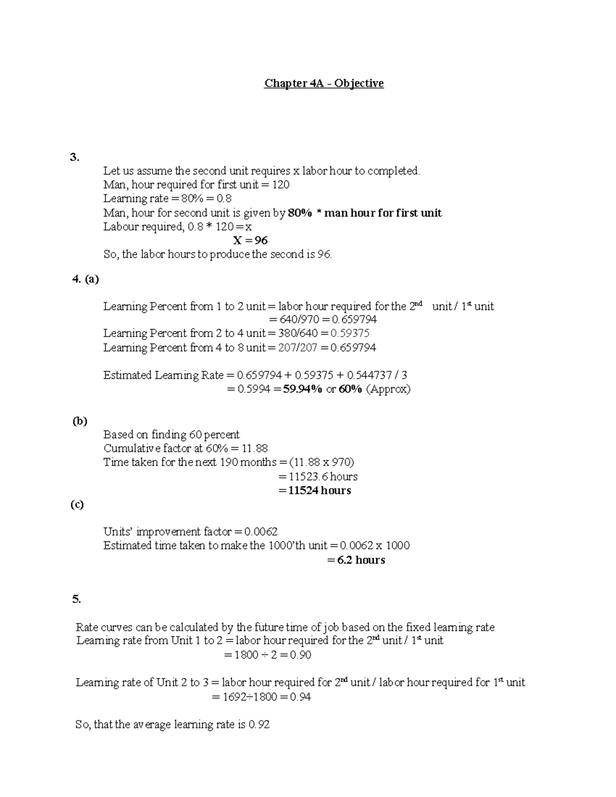 Chapter 4A - Objective - Assignment - Chapter 4A - Objective 3. Let us ...