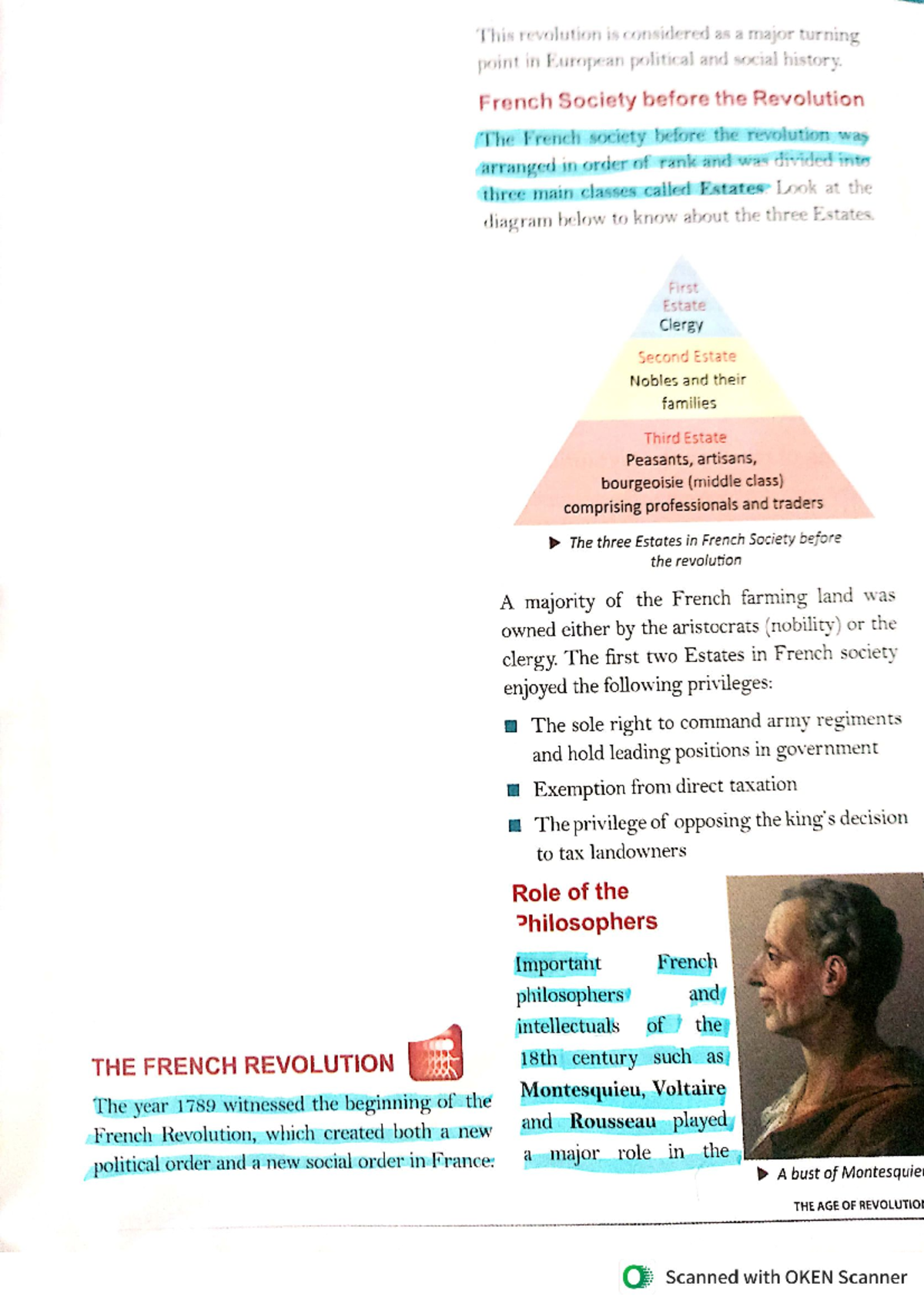 French Revolution - High quality study notes for history ch 1 - Class ...
