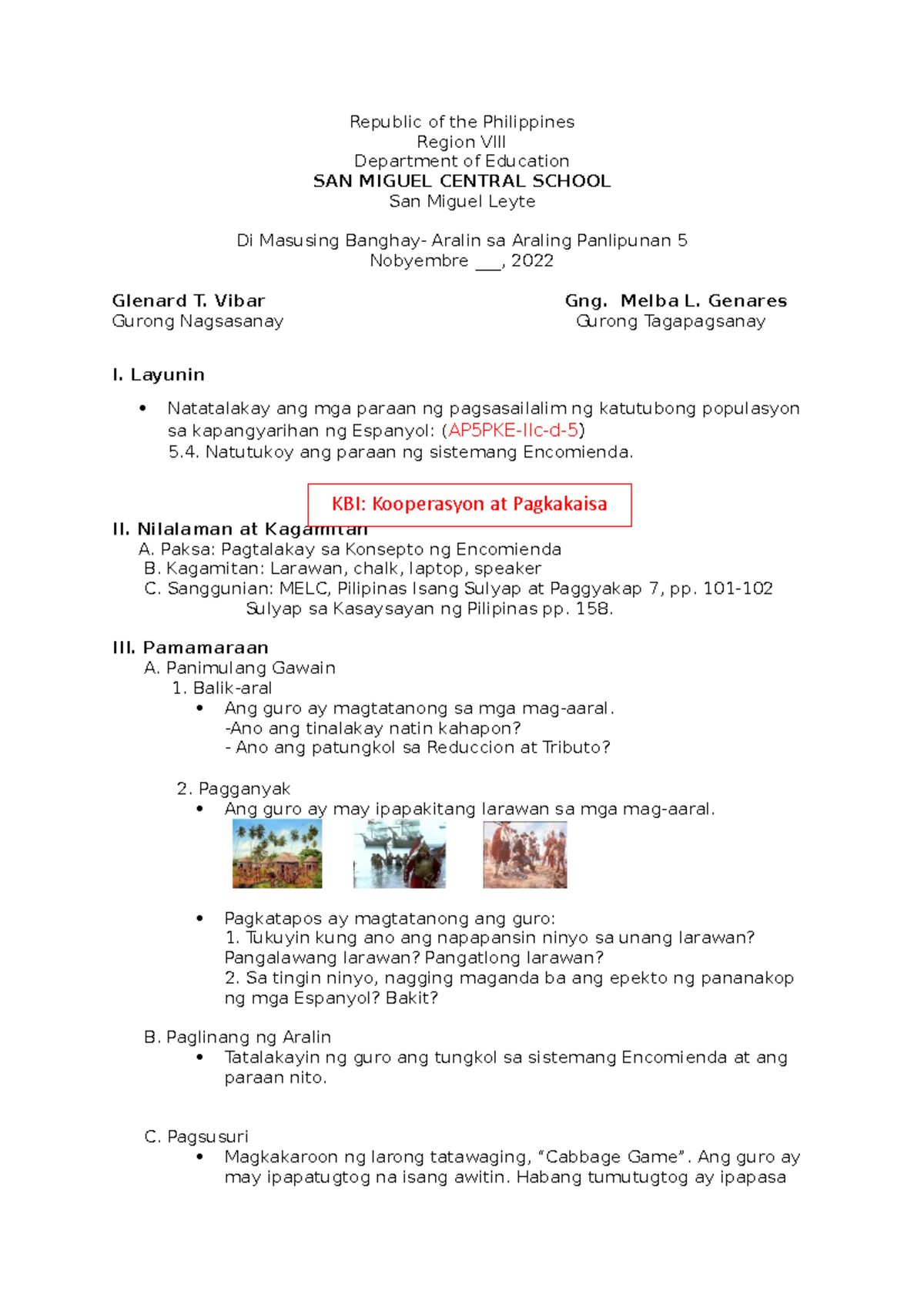 True Encomienda - Encomendia - Republic of the Philippines Region VIII ...