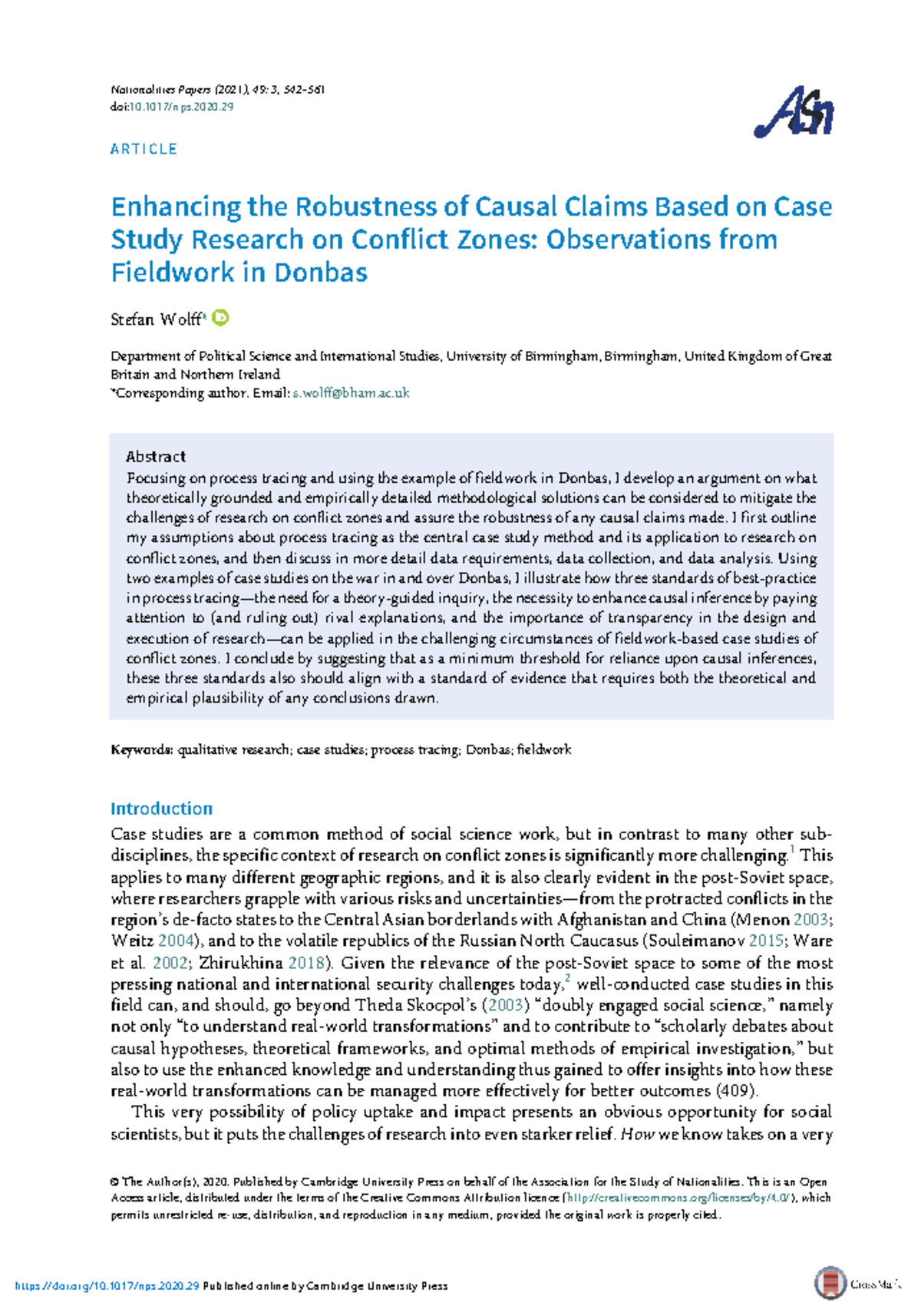 Enhancing the robustness of causal claims based on case study research ...