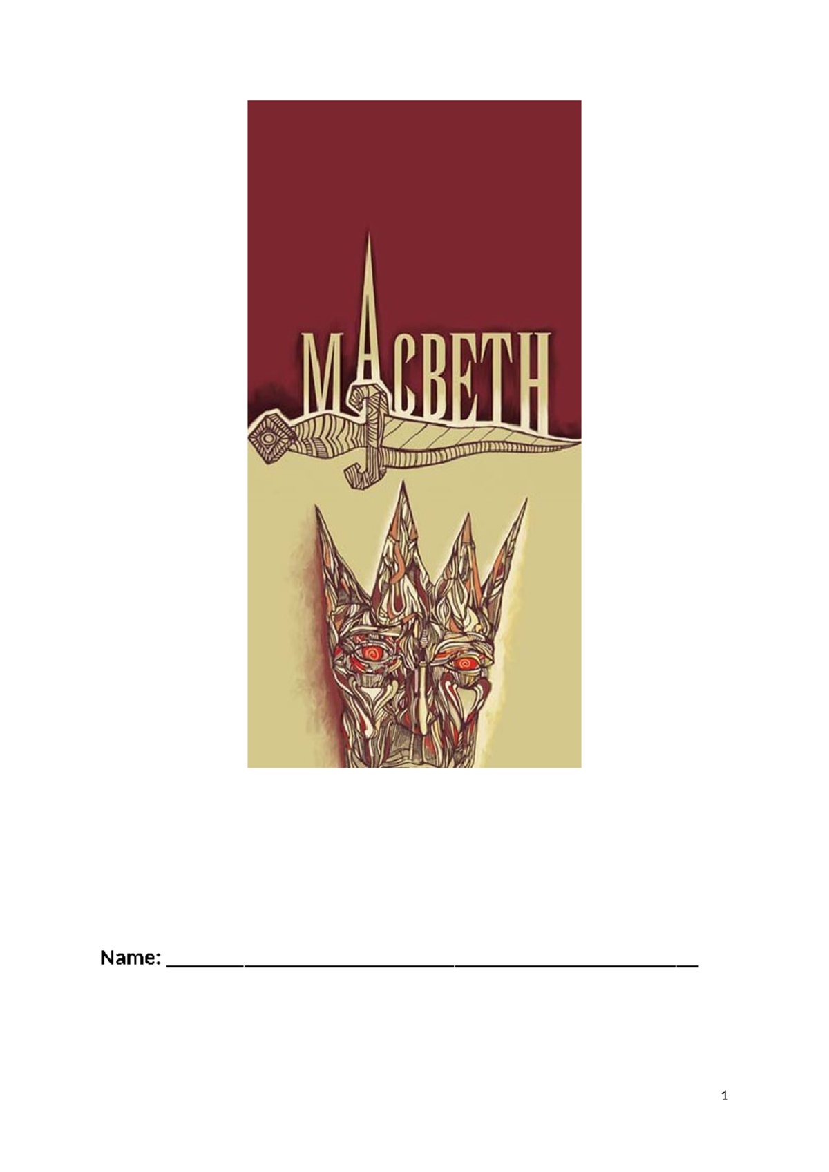 Macbeth Study Guide ATC 2025 - Name ...