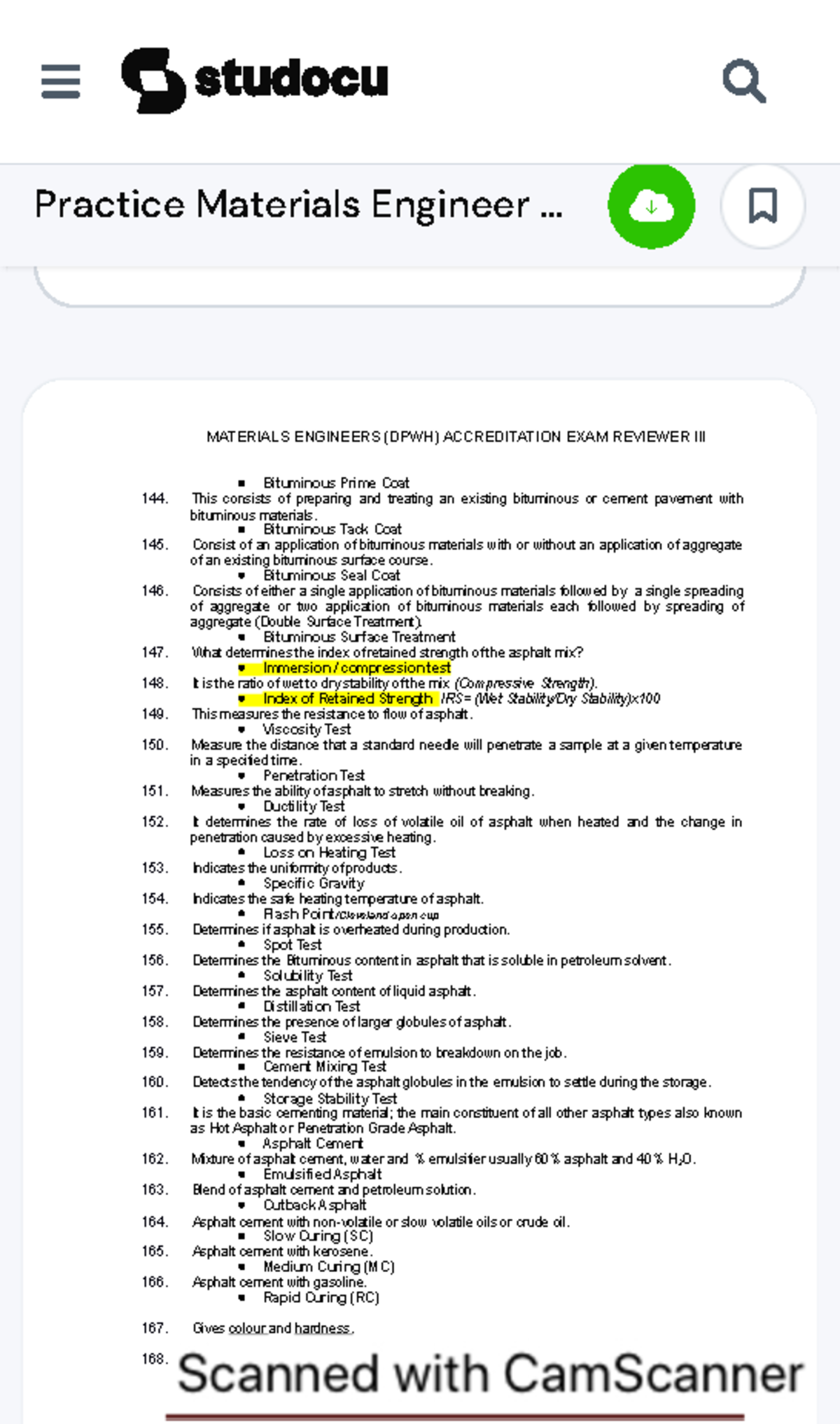 Practice Materials Engineer Reviewer III Asphalt Technology - What is ...