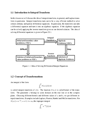 Assignment 3 Transform Calculus Indian Institute of Technology ...