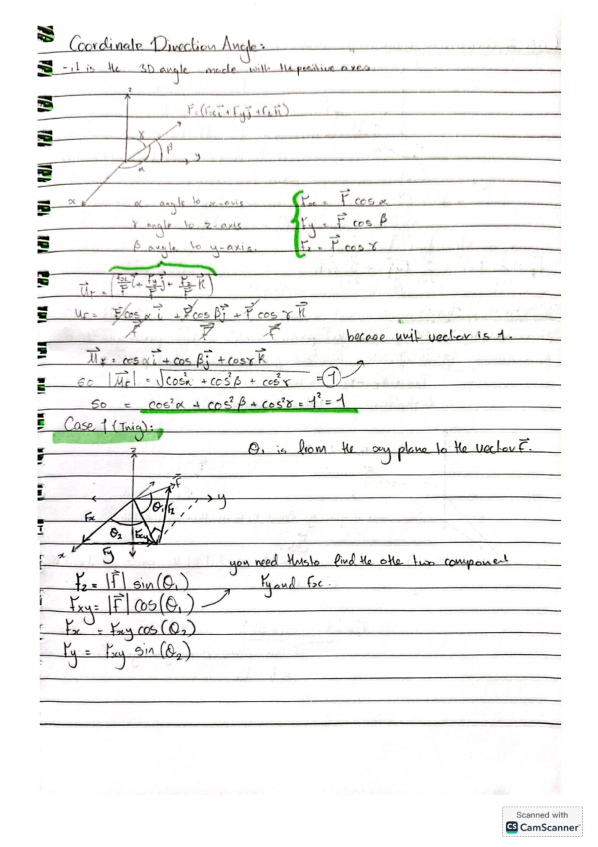 Cam Scanner 10-01-2024 19 - Coordinate Direction Angle: is He 3D angle ...