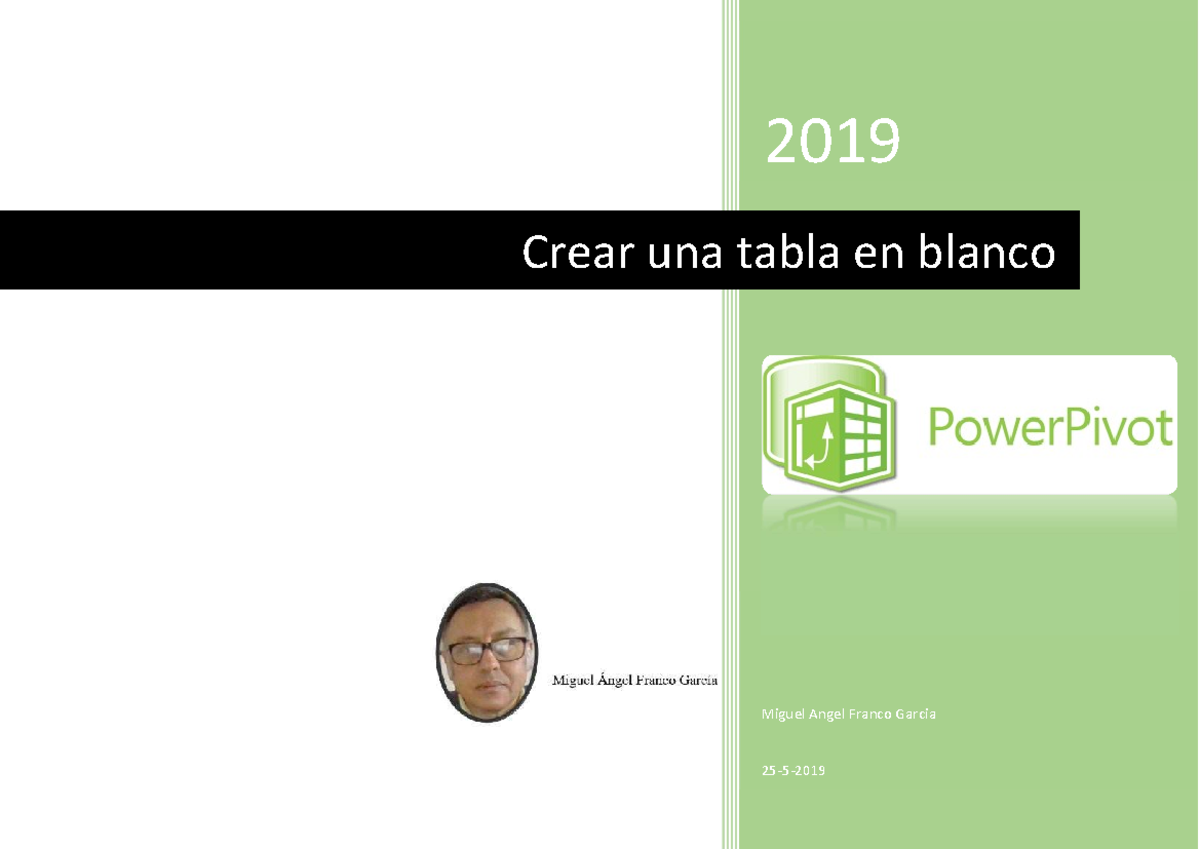 Crear UNA Tabla EN Blanco - 2019 Miguel Angel Franco Garcia 25-5- Crear ...