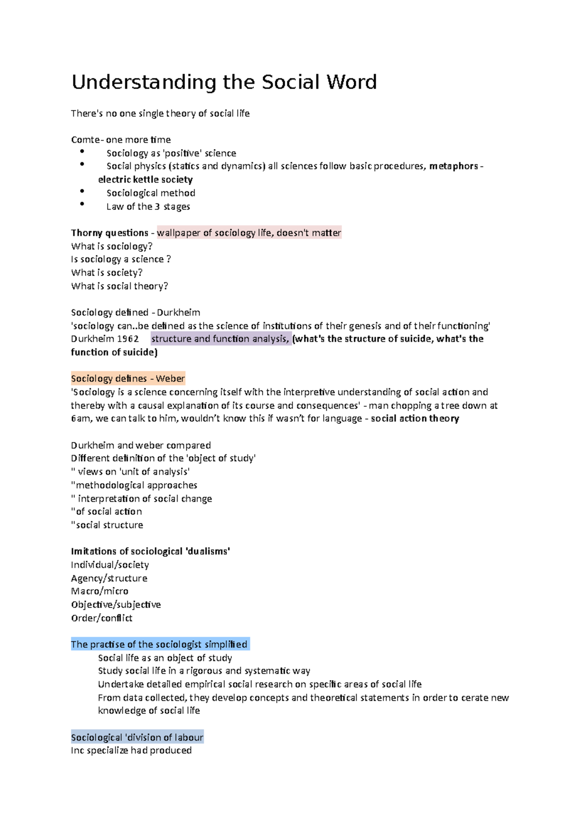 Understanding the Social Word l3 FS - Understanding the Social Word ...