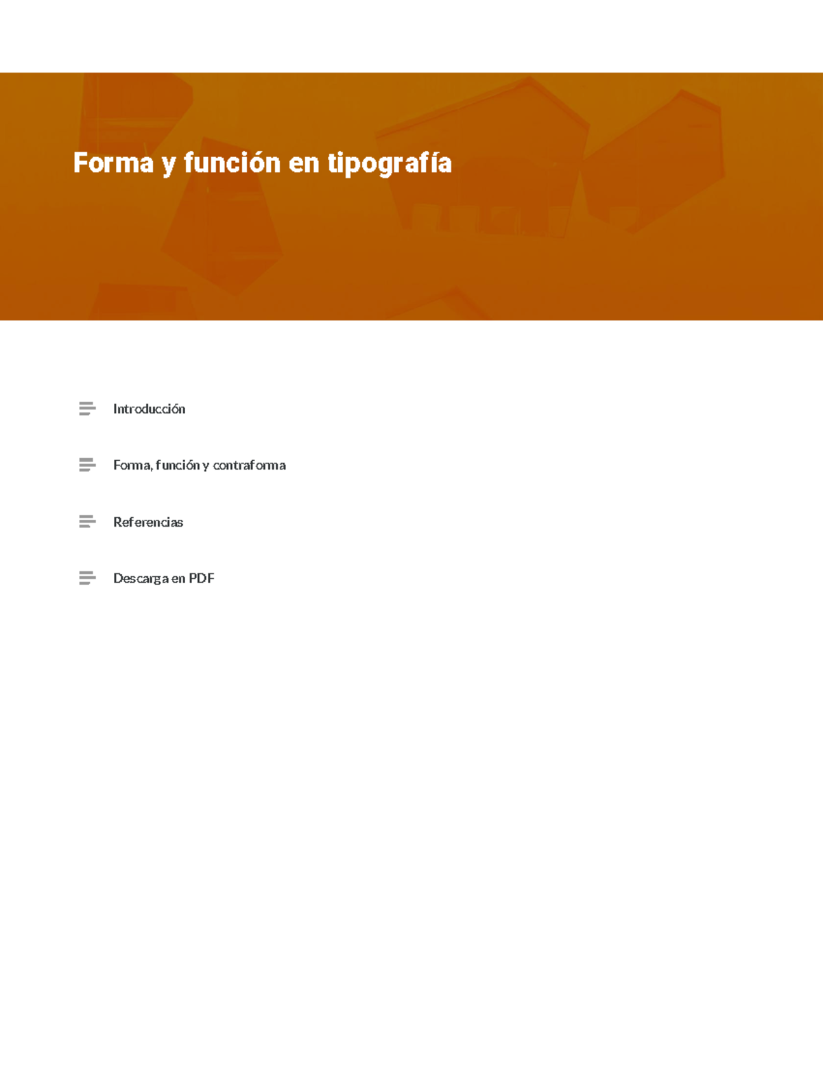 01 Forma y funcion en tipografia - Introducción Forma, función y ...
