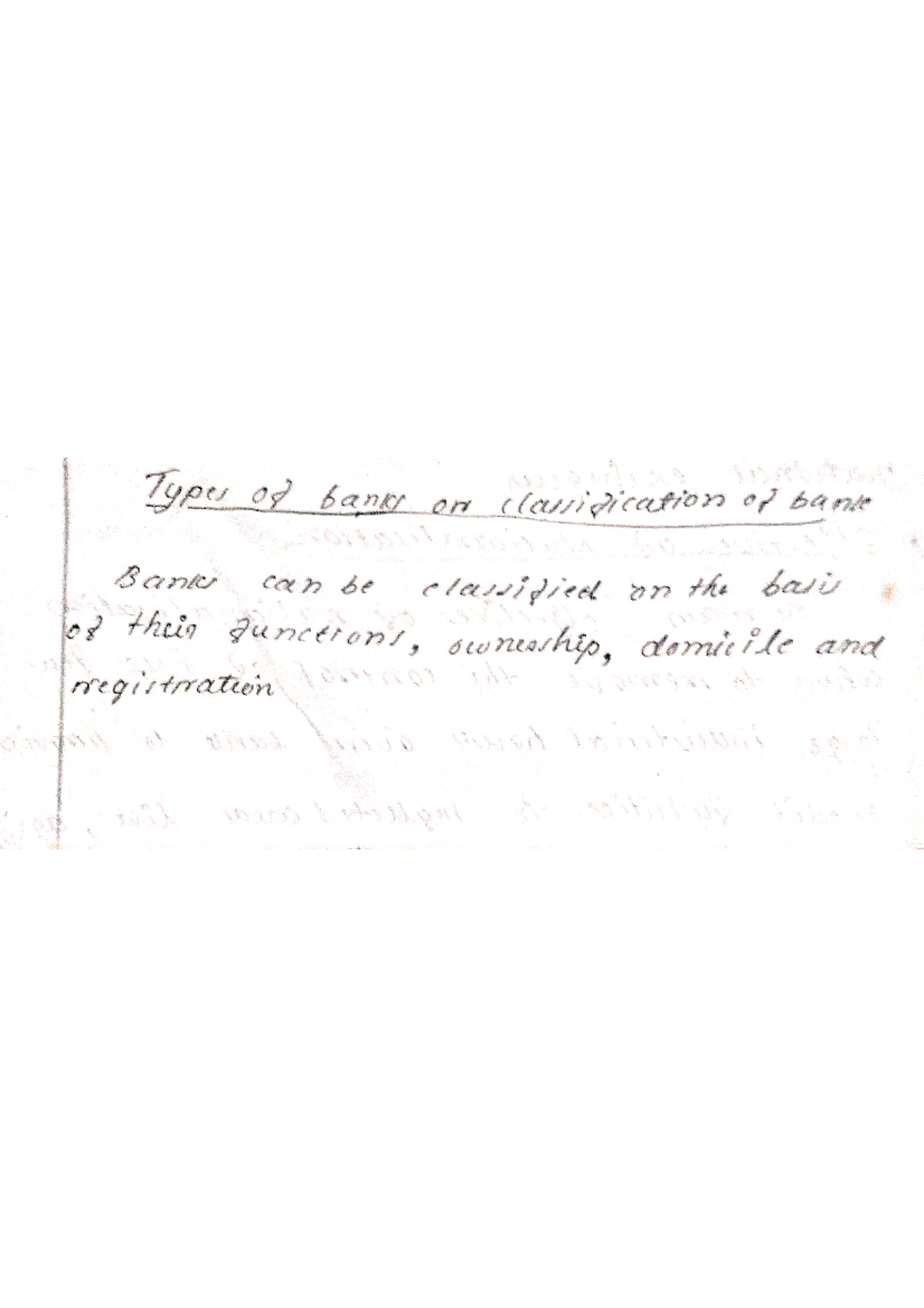 Classification of banks - Banking and insurance - Studocu