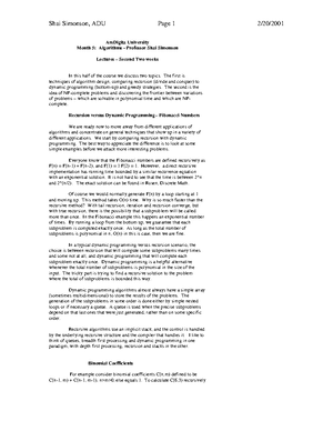 Problem Set 06 - ArsDigita University Month 5: Algorithms - Professor Shai Simonson Problem Set ...