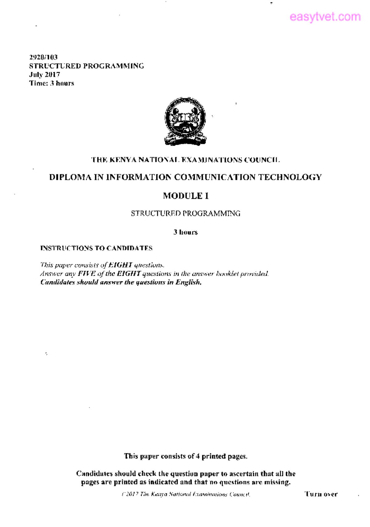 2017 july - revision questions - Digital literacy - Studocu