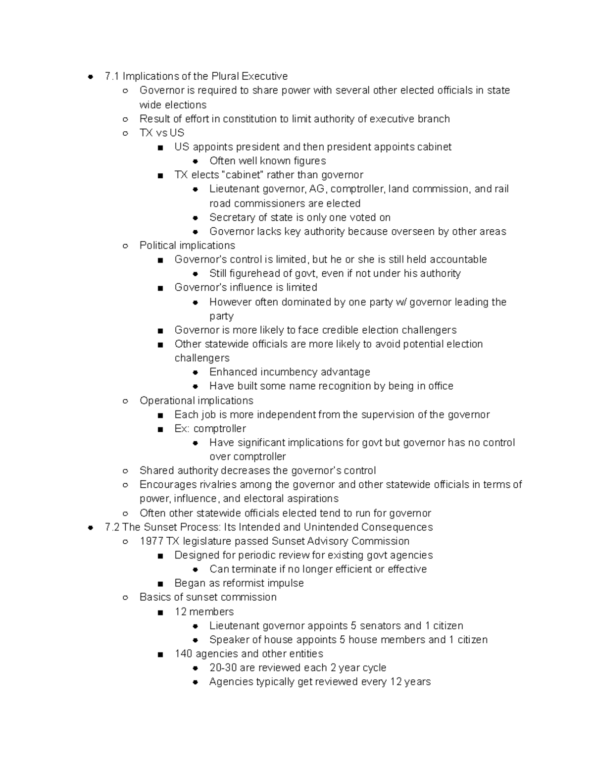 Module 7 Lecture - 7 Implications of the Plural Executive Governor is ...