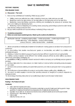 UINT 1 Management - dsdsdsd - Unit 1: MANAGEMENT SECTION 1: READING PRE ...