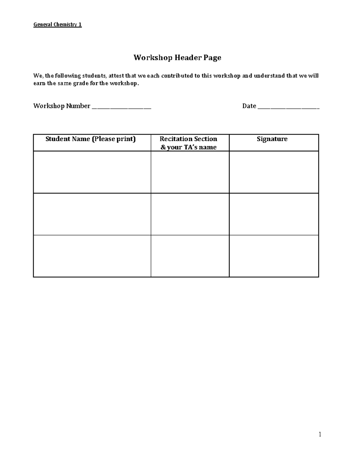 102 W10-T14 Stoichiometry-and-LR - Workshop Header Page We, the ...