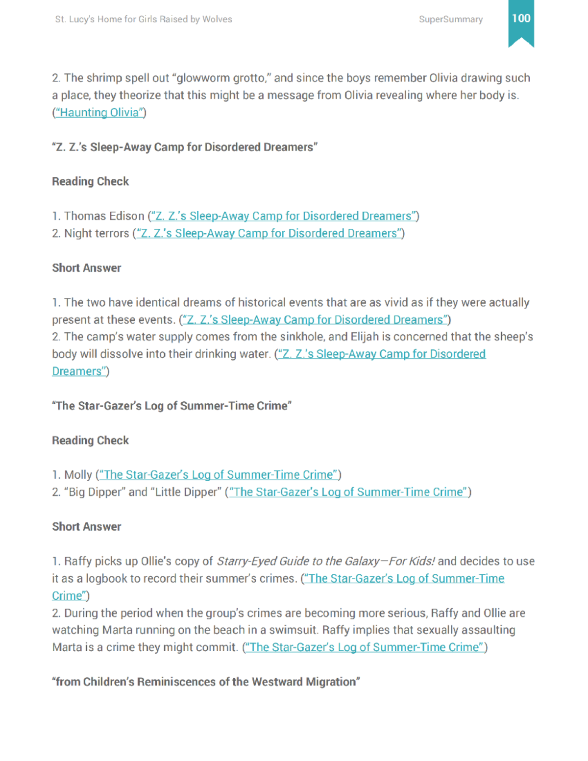 St. Lucy's Home for Girls Raised by Wolves - Super Summary Study Guide ...