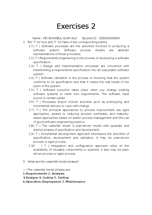 Ch6 Exercises(202024405004) - Exercises 6 Name：MD SHIHABUL ALAM ALVI ...