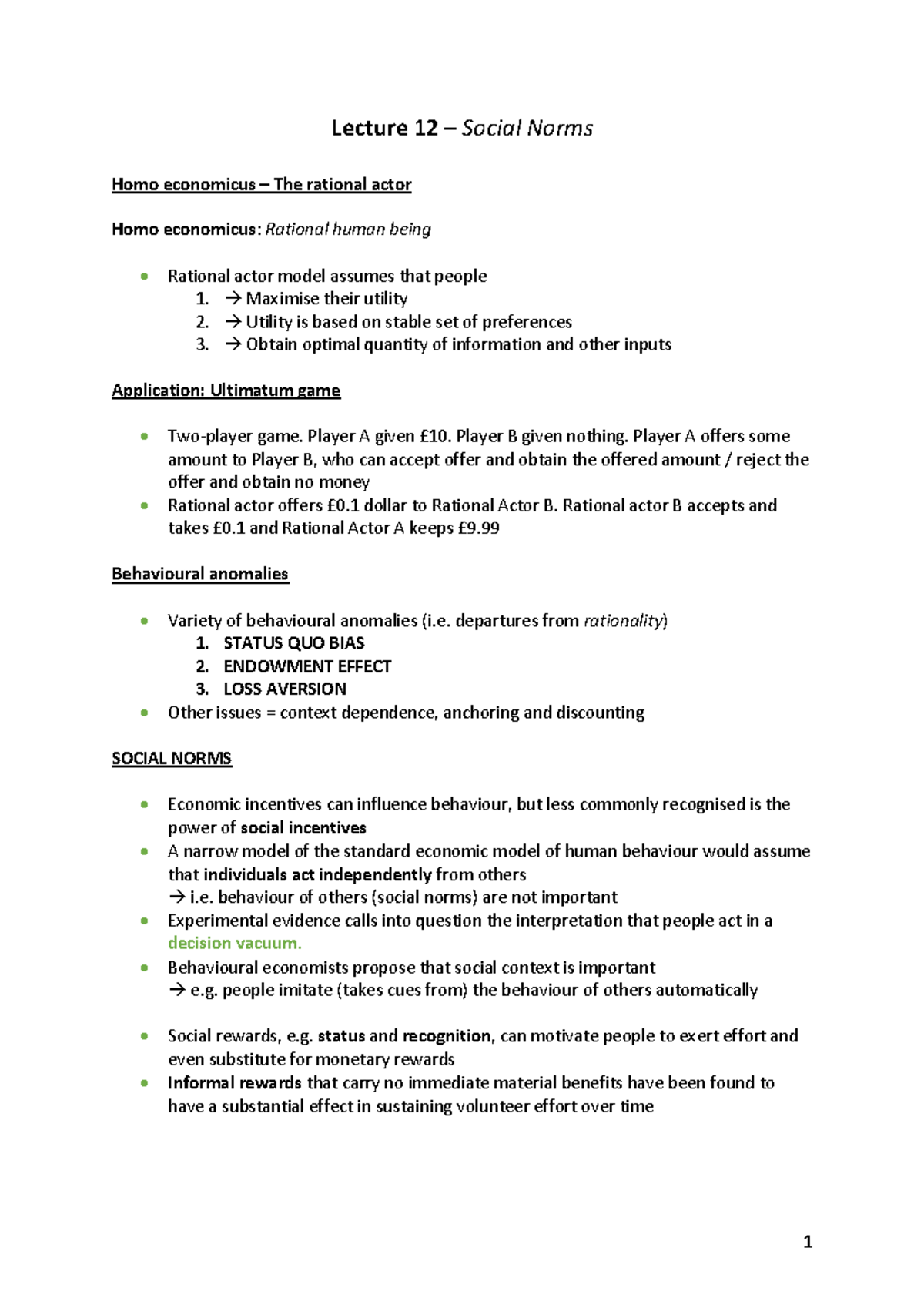 L12 - social norms - Lecturer- Julia Touza - Warning: TT: undefined function: 32 Warning: TT ...