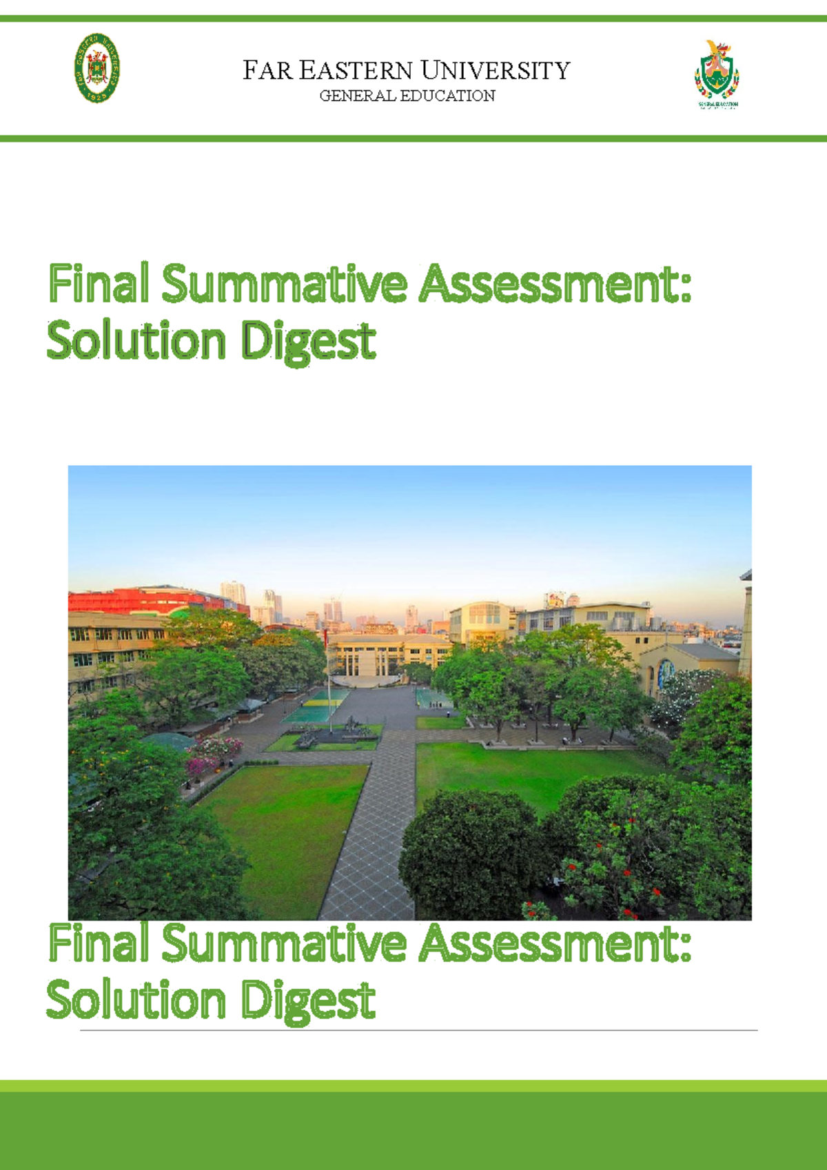 Final Summative Assessment (1) - Copy - GENERAL EDUCATION GENERAL ...