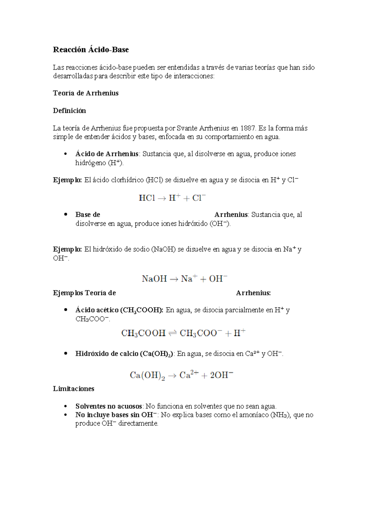 Reacción Ácido-Base - Reacción Ácido-Base Las reacciones ácido-base ...