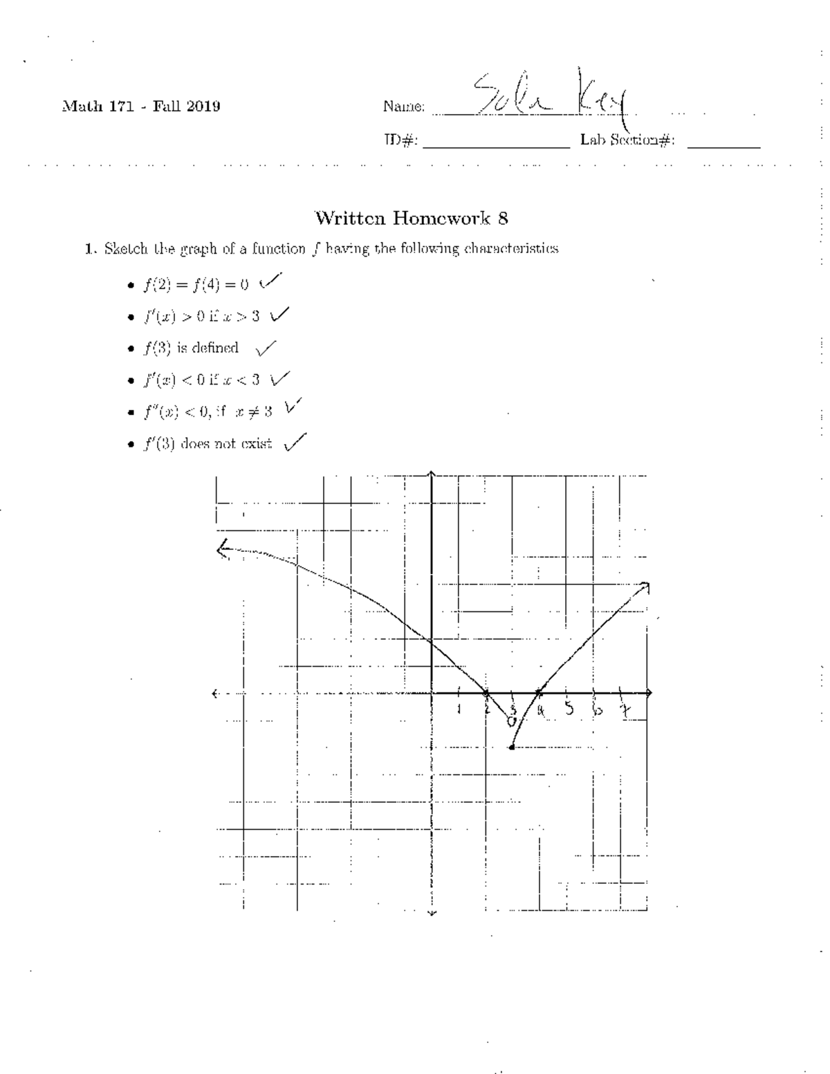 Hw8solns - MATH 171 - Studocu