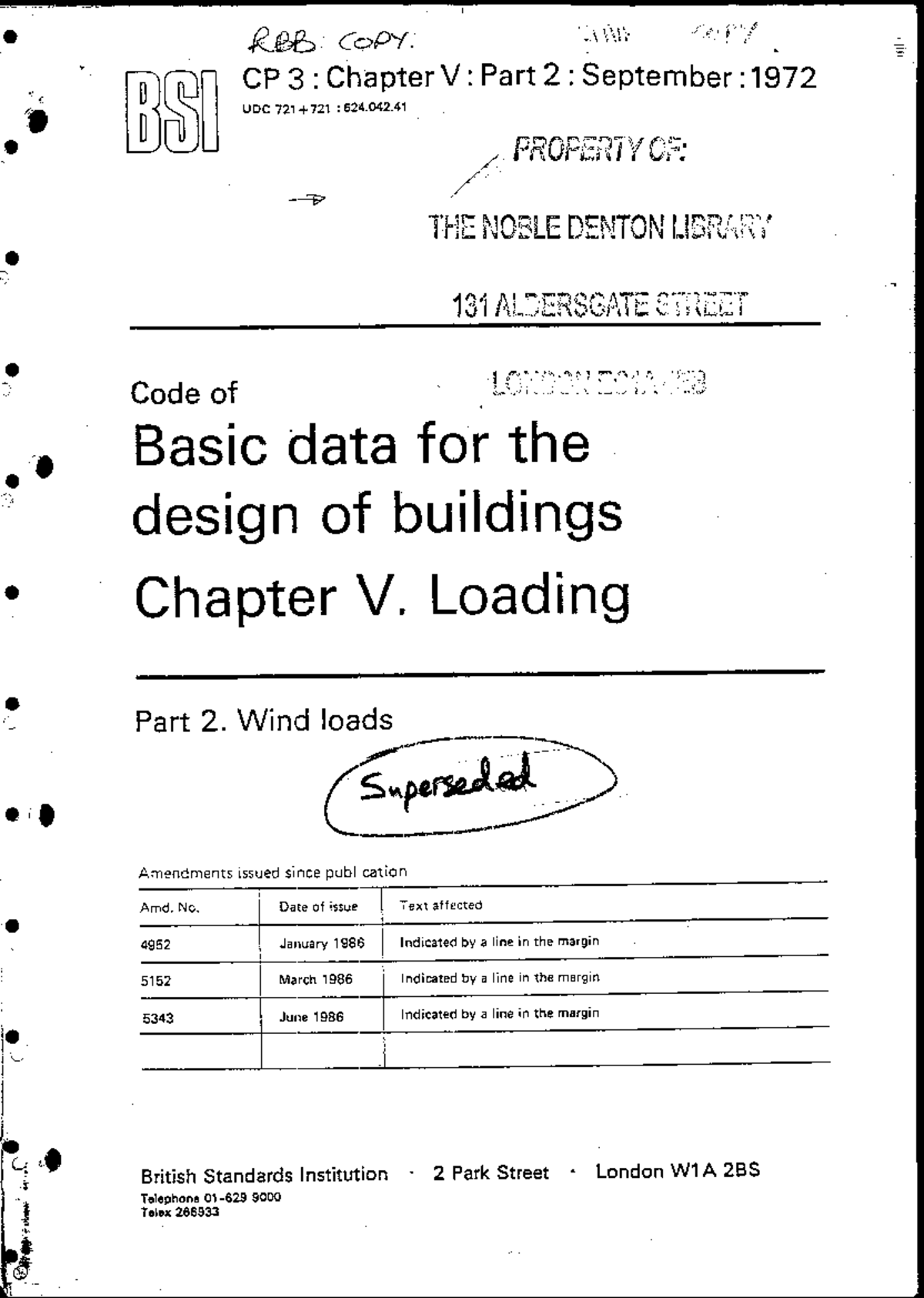 BS CP 3 - Basic Data for Wind Load - Civil Engineer - Studocu