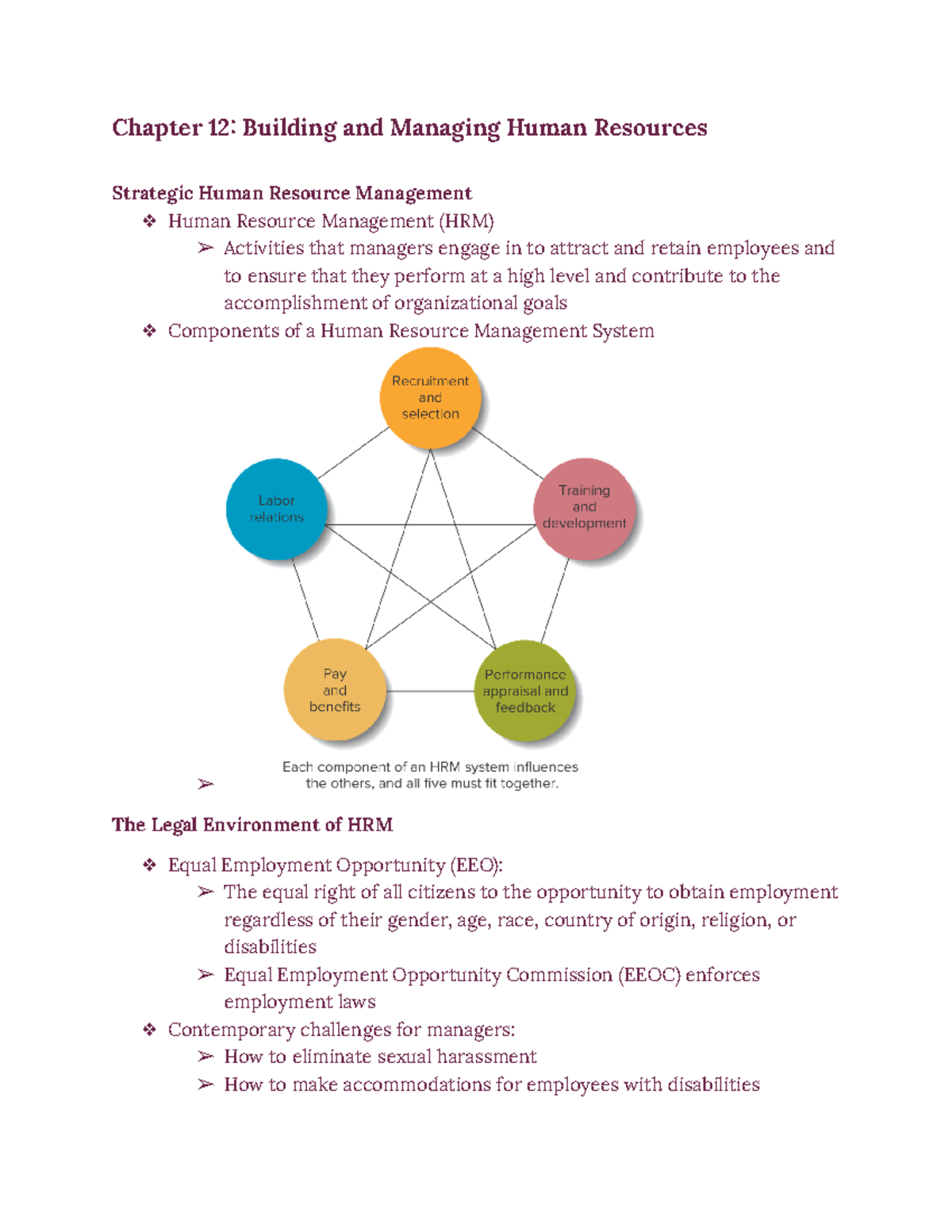 Chapter 12 Building and Managing Human Resources - Chapter 12 Building ...