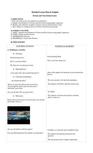 Detailed Lesson Plan in English - Detailed Lesson Plan in English ...