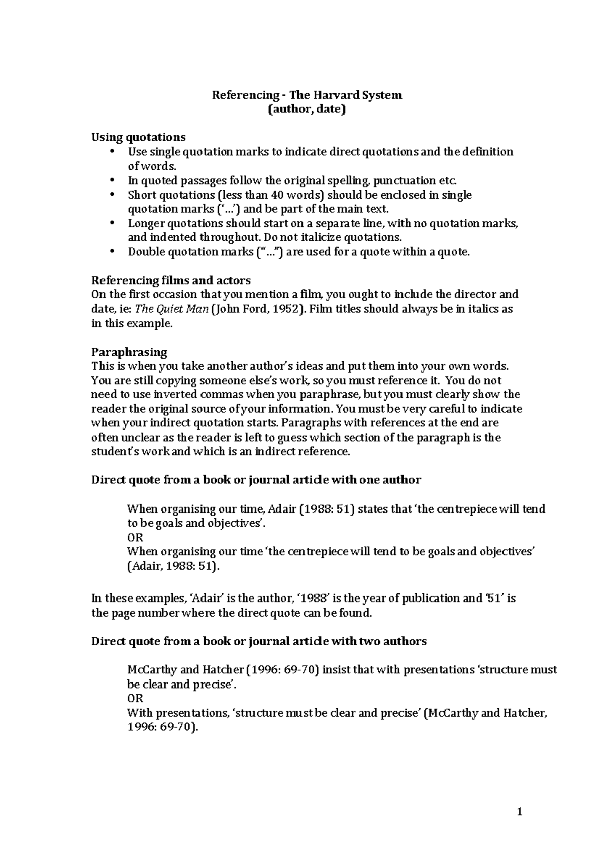 4 5969627211383180562 - Referencing The Harvard System (author, date ...