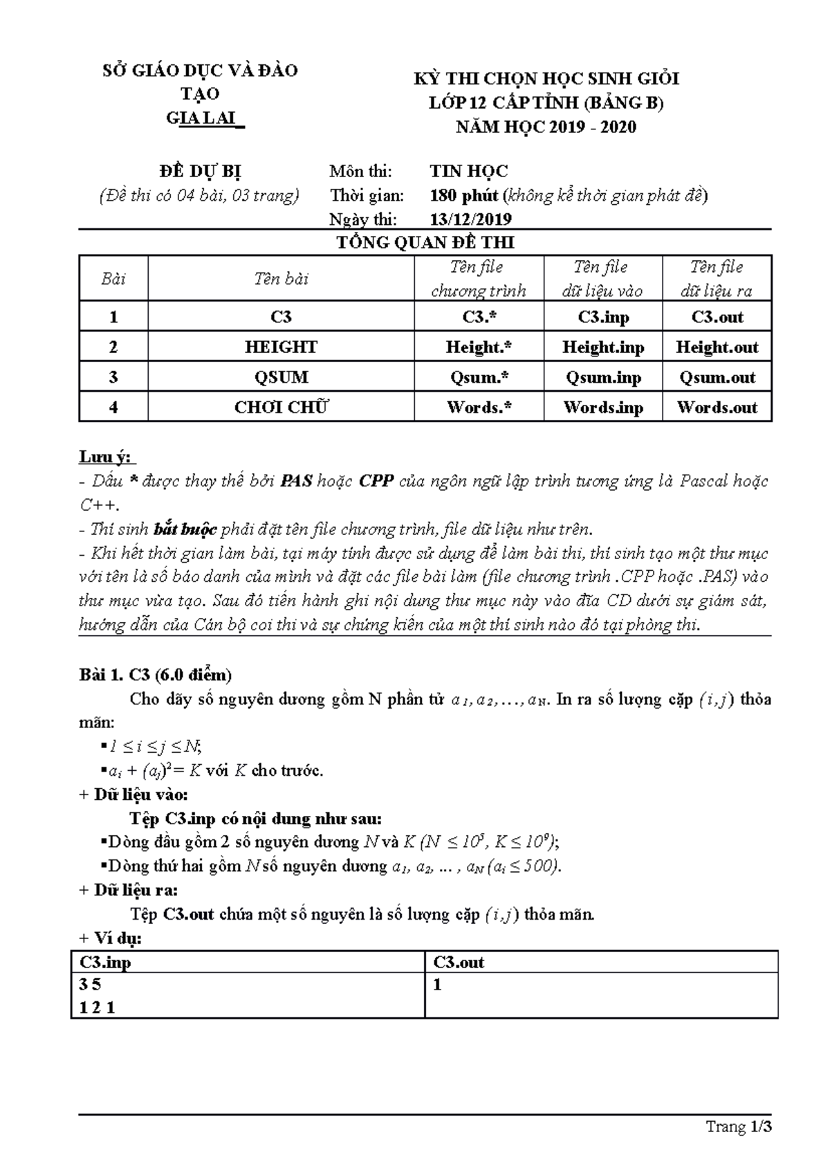 De DB - f dfd fdg dfg d fdgfd gfg - SỞ GIÁO DỤC VÀ ĐÀO TẠO GIA LAI KỲ ...