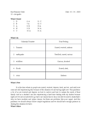 DRRR activities - SENIOR HIGH NOTES - Rae Franzine Orate 12-Avogadro ...