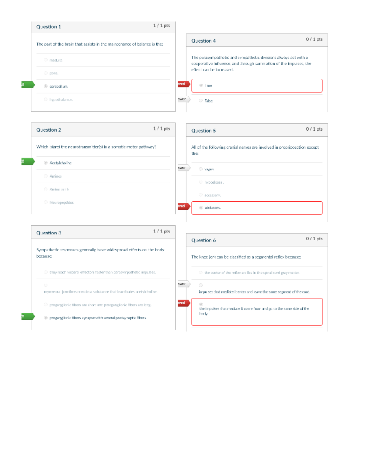 Physio Week 8 Quiz Activity Quiz Biol 261 Studocu