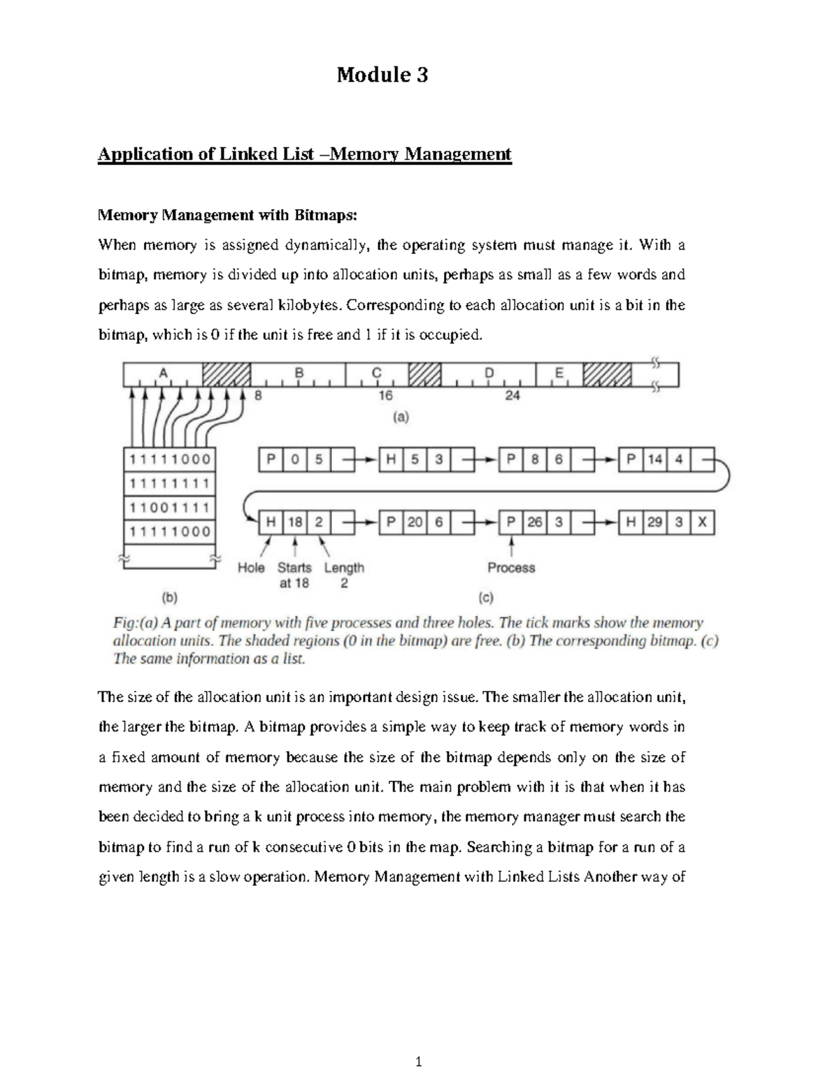 Data structure and algorithms pplication of Linked List-3 - Application of Linked List – Memory ...
